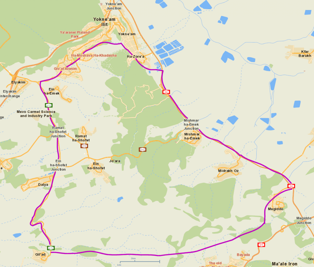 Rogaine – Spring 2014 – Ramot Menashe – Israel Orienteering
